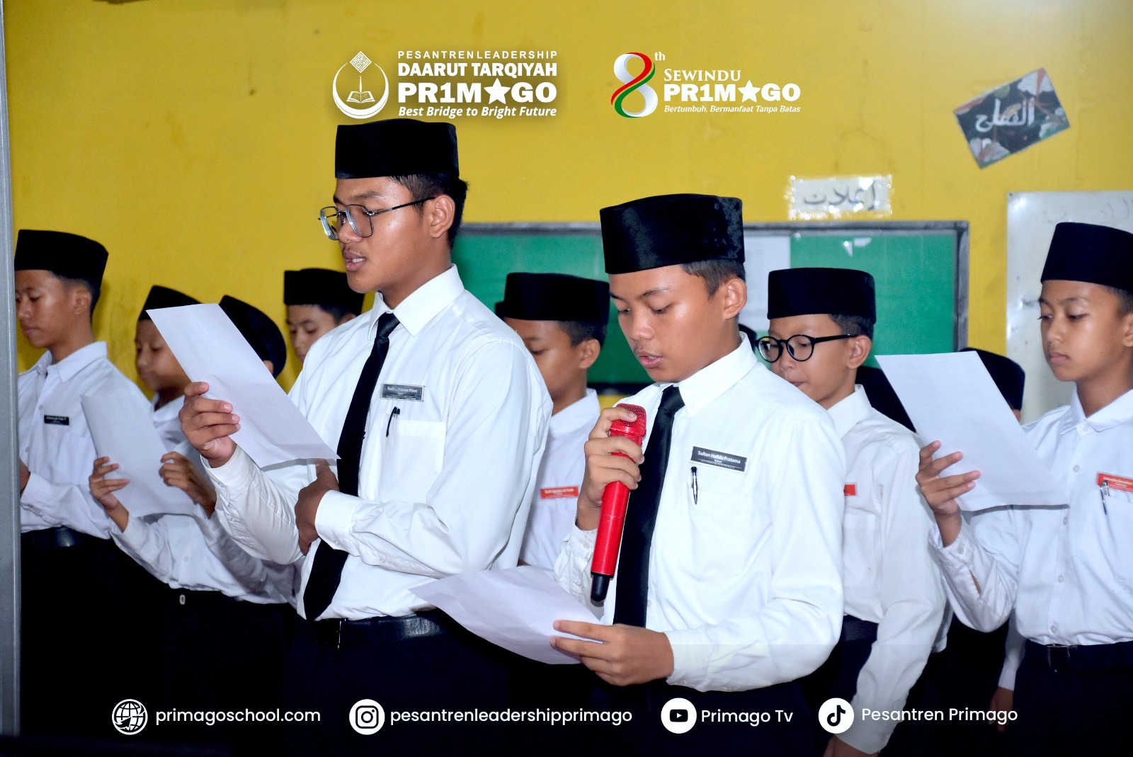 Pelantikan Organisasi Pelajar Pesantren Leadership PRIMAGO